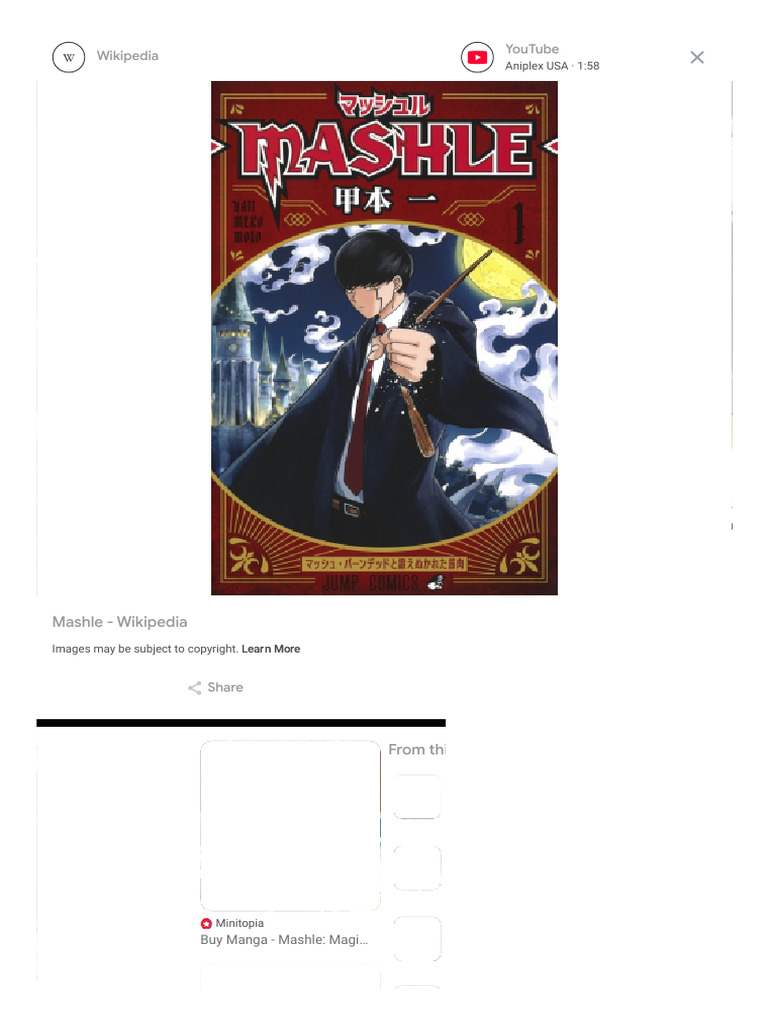 Mashelle Anime - Google Search (1) | PDF | Anime And Manga | Manga