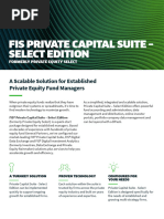 FIS Investran Product Sheet | PDF | Private Equity | Investment Management