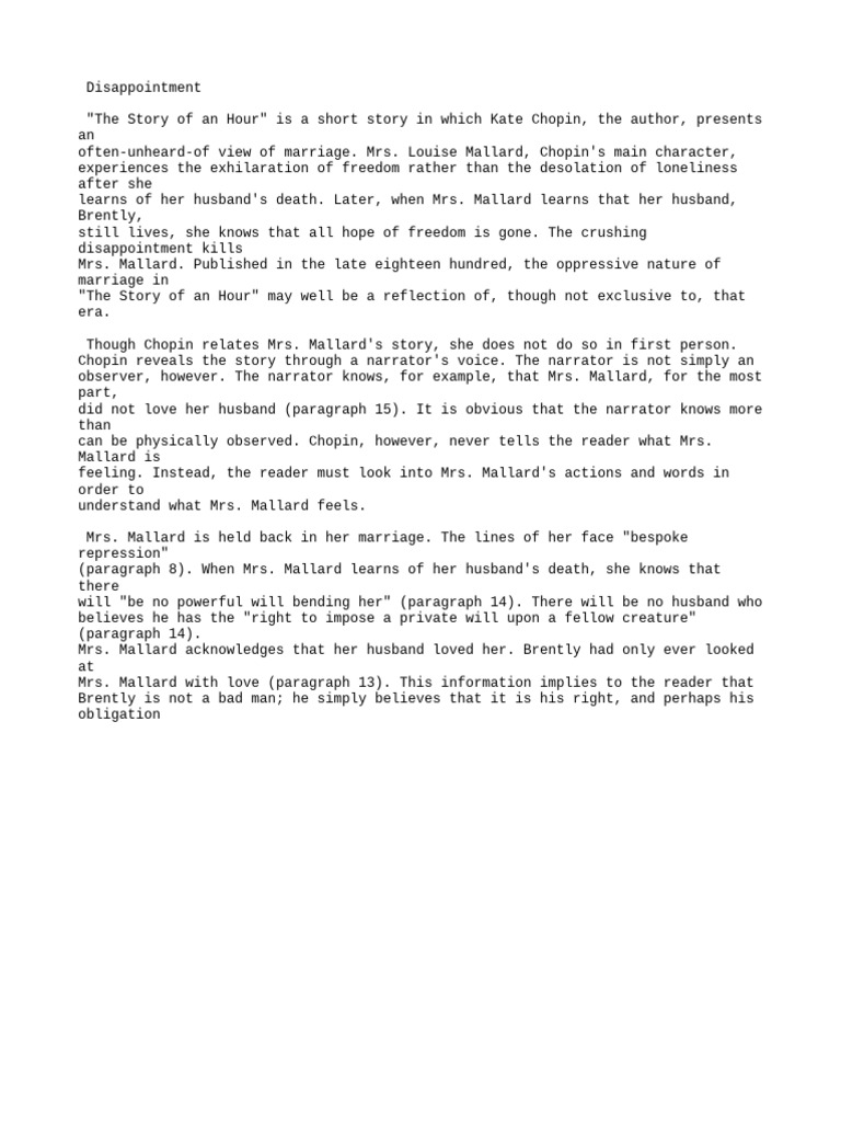 Literary Analysis Example | PDF