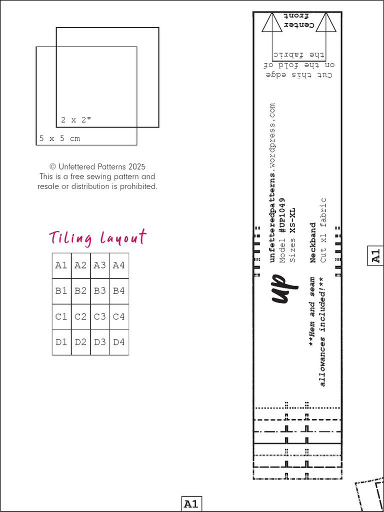 Up1049 A4 Letter - Compressed | PDF | Seam (Sewing)