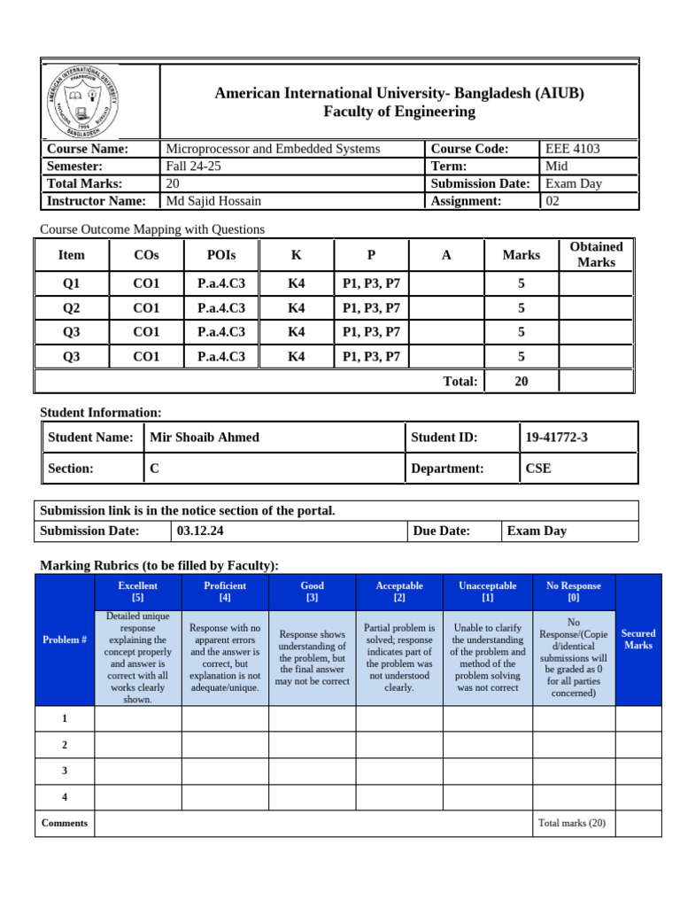 MAES Midterm Assignment 2 | PDF | Arduino | Timer