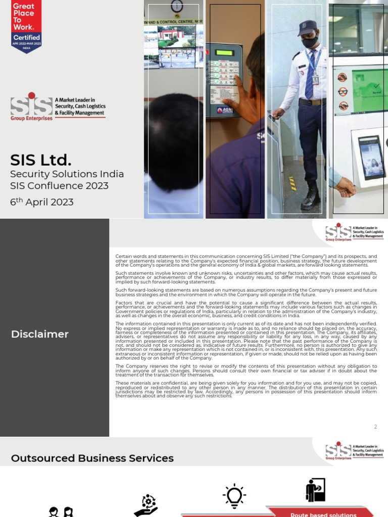 SIS Confluence 2023: Security Solutions Overview | PDF | Economies ...