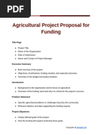 Agricultural Livelihood Project Proposal | PDF
