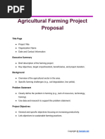 Agricultural Livelihood Project Proposal | PDF
