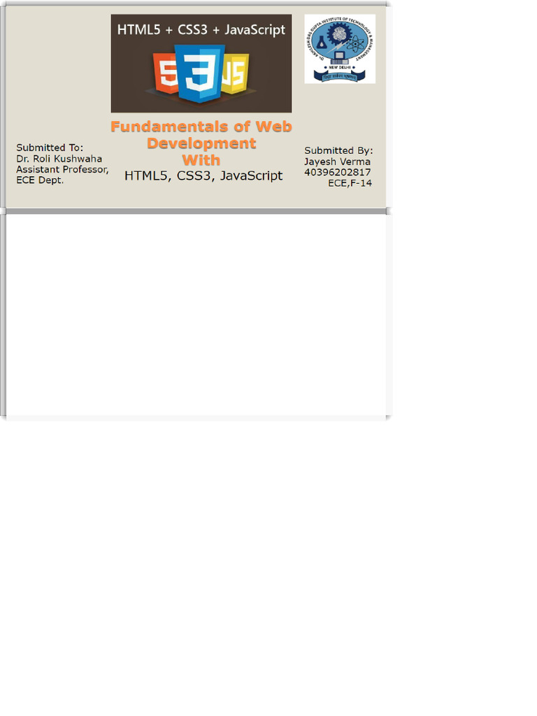 Web Development PPT | PDF