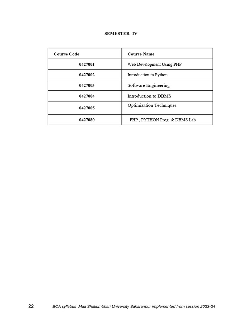 BCA-2324 | PDF | Php | Relational Database