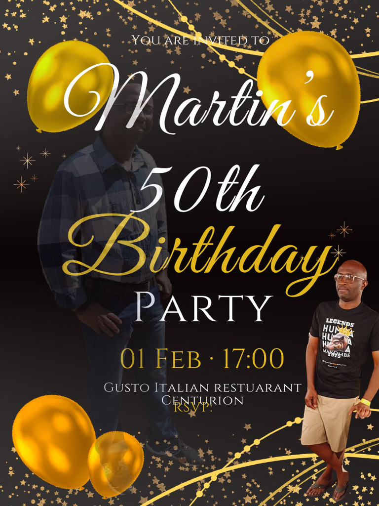 Birthday Party Invitation | PDF