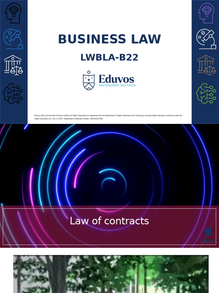 Business Law: Understanding Contracts | PDF | Offer And Acceptance ...