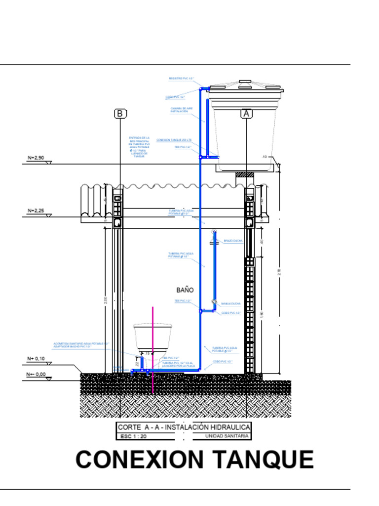 DETALLEBAÑO-HIDR-1 | PDF