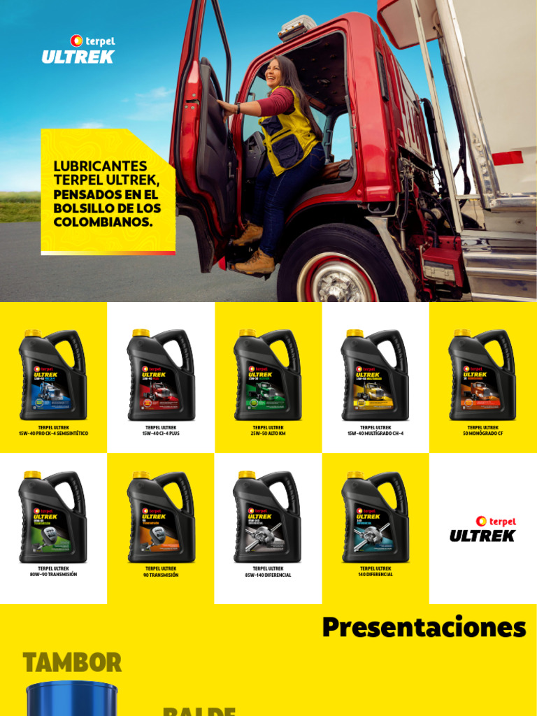 Catálogo Terpel Ultrek 2025 - Digital | PDF | Lubricante | Motor diesel