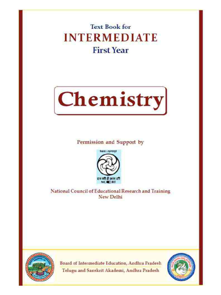 AP Inter First Year Chemistry Text Book | PDF