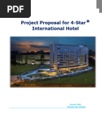 Project Proposal For 5 Star Hotel | PDF | Tourism | Internal Rate Of Return