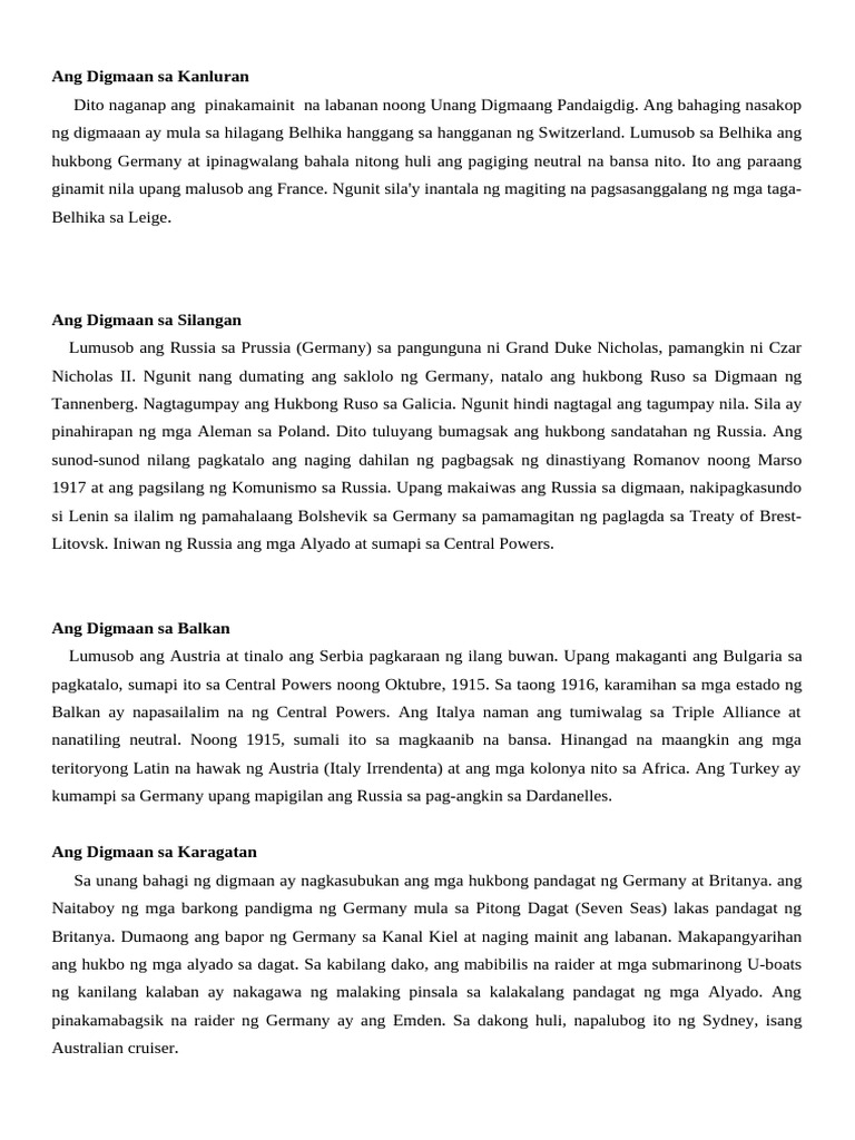 Mga PanGyayari | PDF