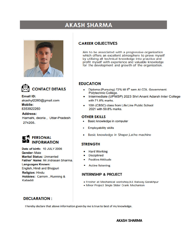 Akash RESUME | PDF