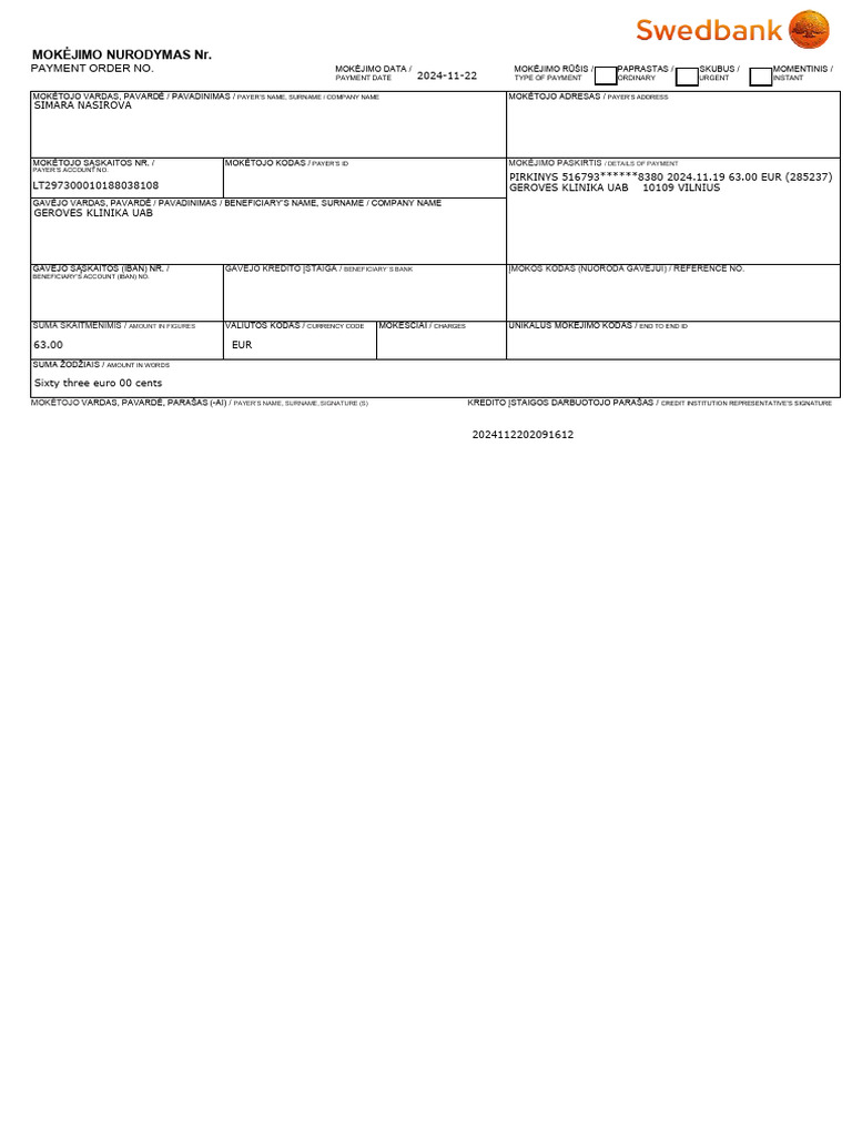 Payment | PDF