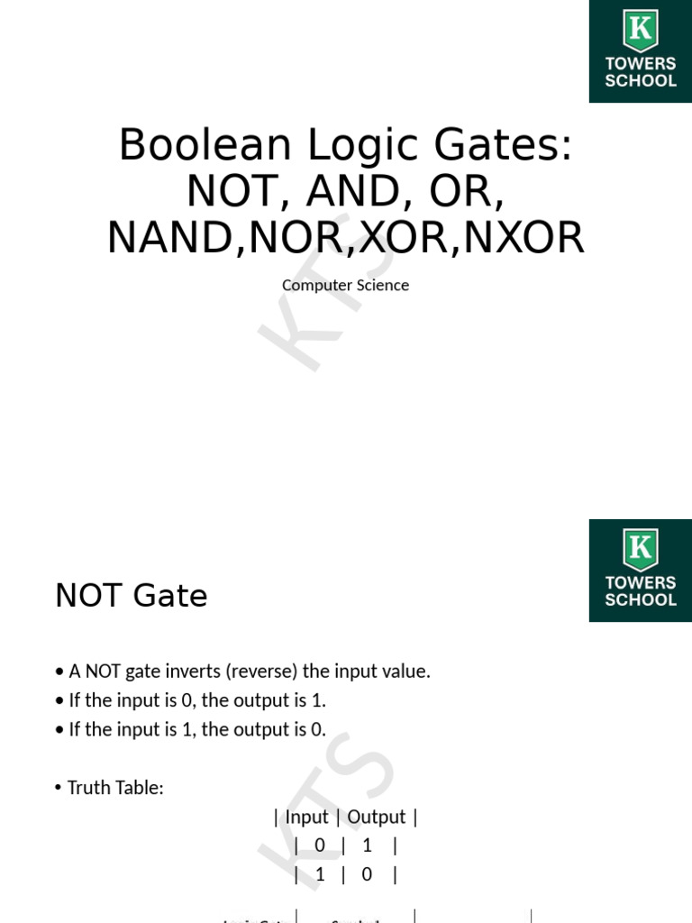 Boolean Logic Gates Revision | PDF | Logic Gate | Electronic Engineering
