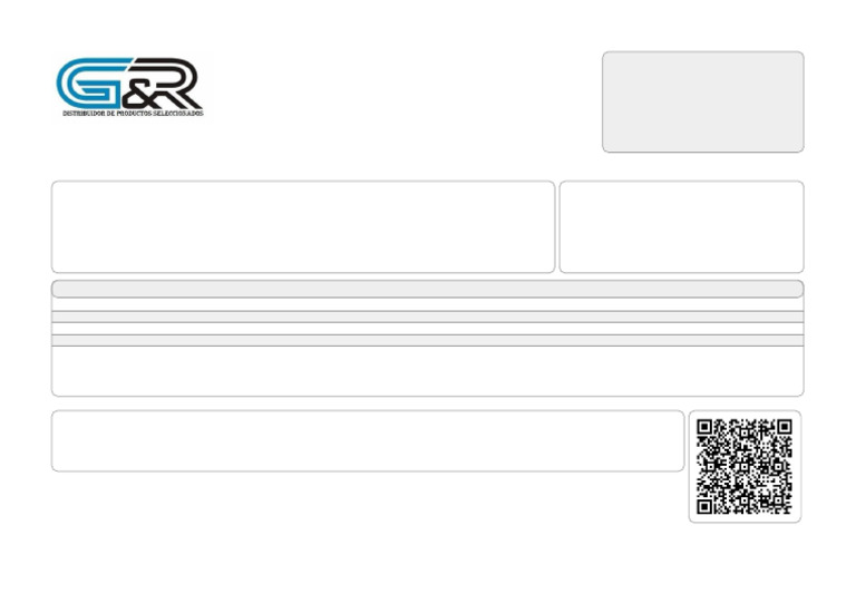 Boleta Electrónica de Venta G&R | PDF