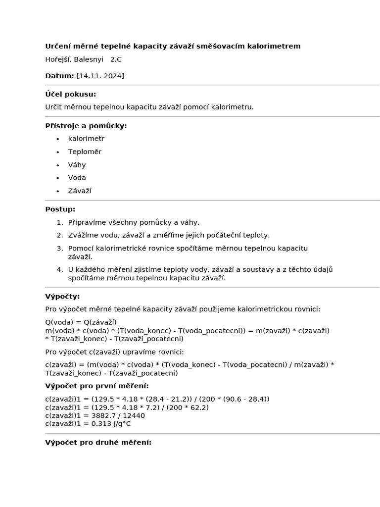 protokol fyzika | PDF