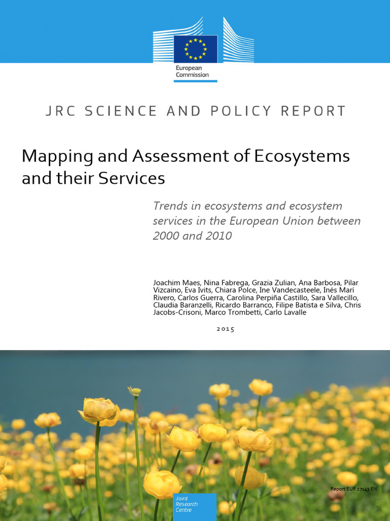 Mapping and Assessment of Ecosystems | PDF | Ecosystem | Agriculture