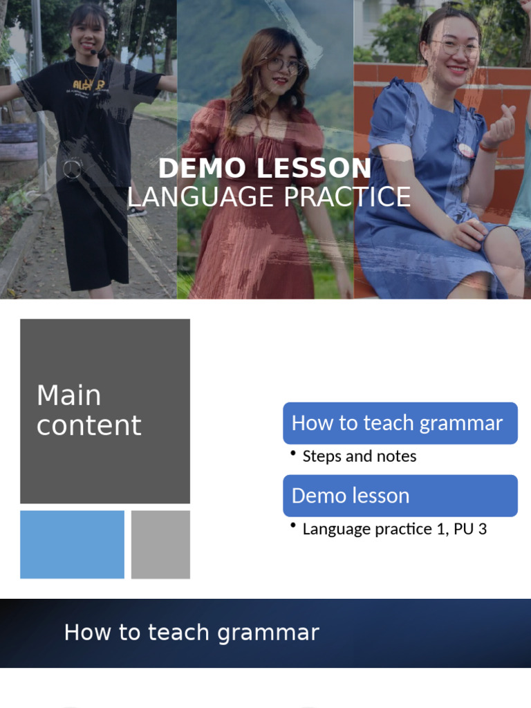 Demo Lesson | PDF