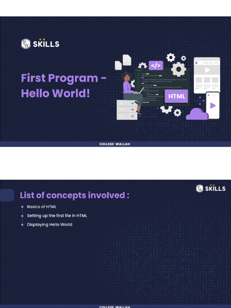 HTML PW Skills | PDF