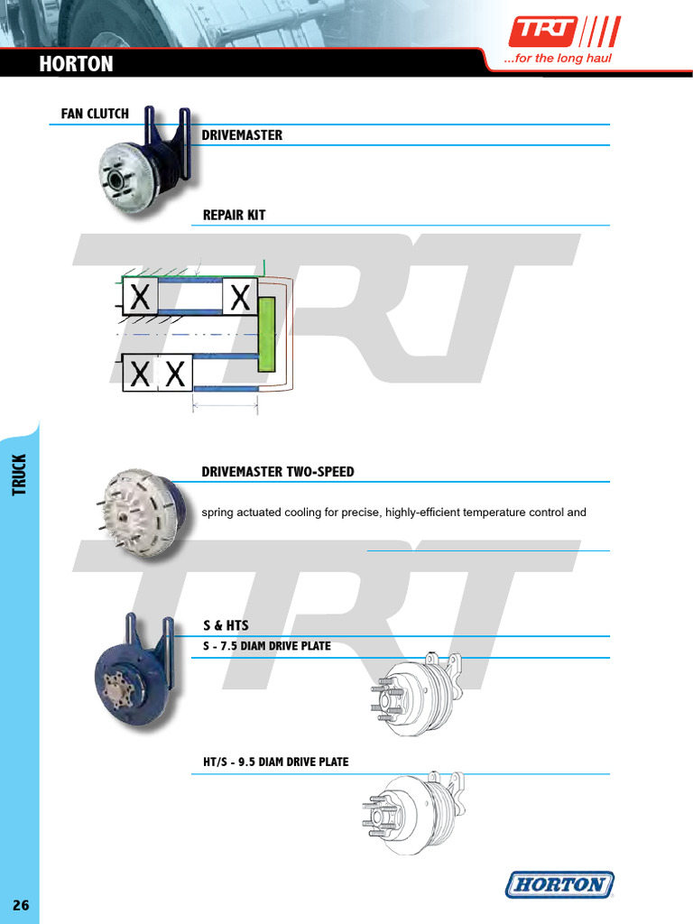 Drive Master HTS y Two Speed | PDF | Clutch | Manufactured Goods