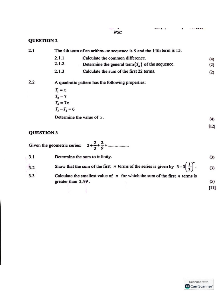 Sequence and Series | PDF