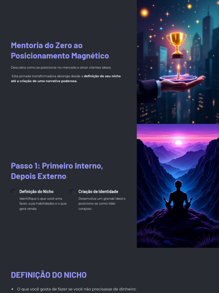 Mentoria Do Zero Ao Posicionamento Magnetico | PDF | Tempo | Narrativa
