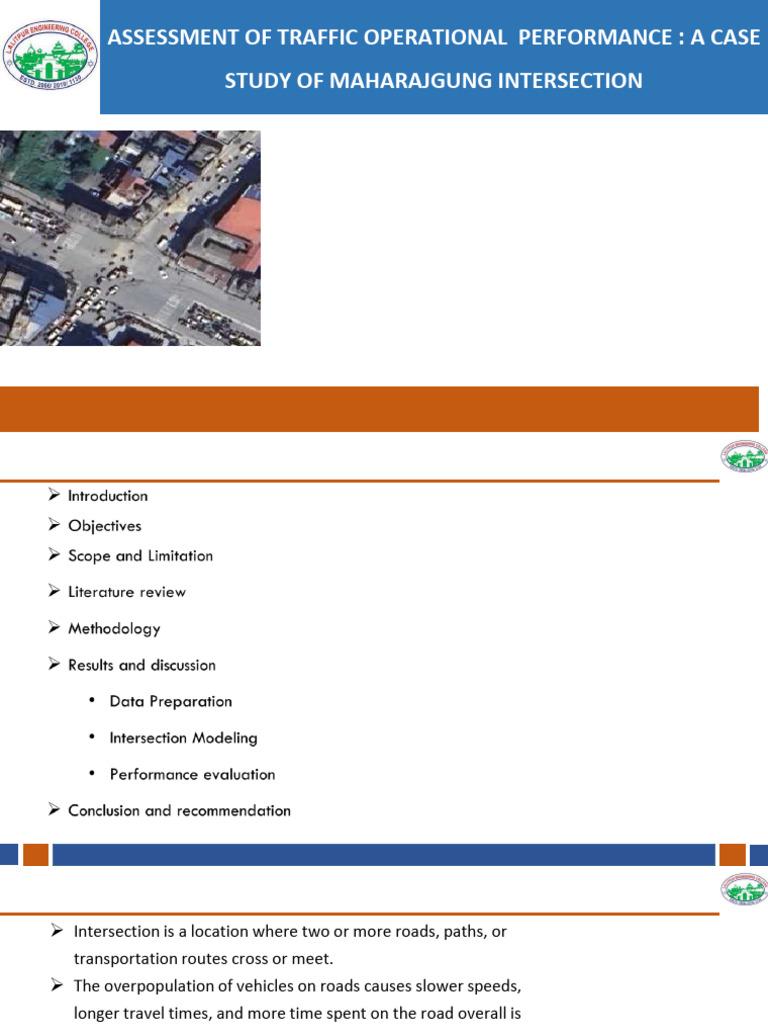 Analysis of Maharajgung Chowk Using Sidra | PDF | Traffic | Traffic ...