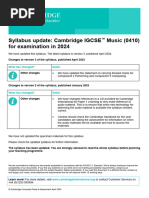 Global Perspective 2025 2027 Syllabus Update | PDF
