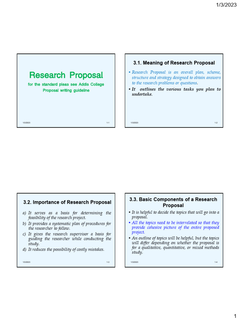 Research Proposal | PDF | Methodology | Sampling (Statistics)