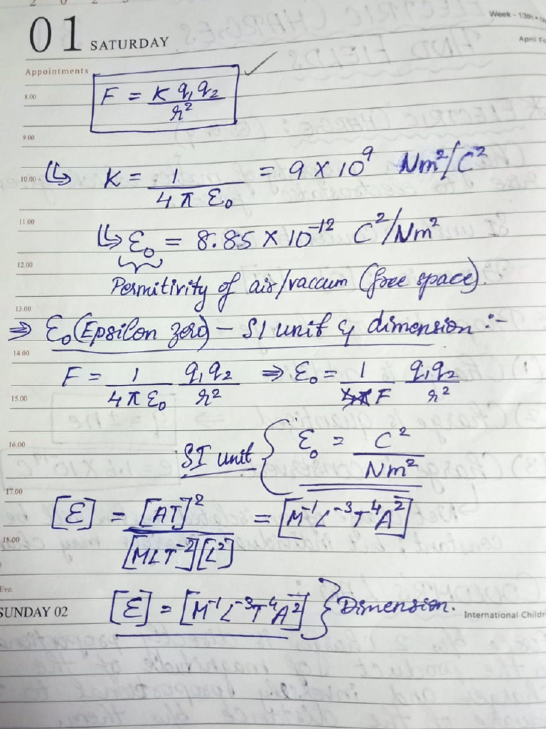 Physics - Electric Charges and Fields | PDF