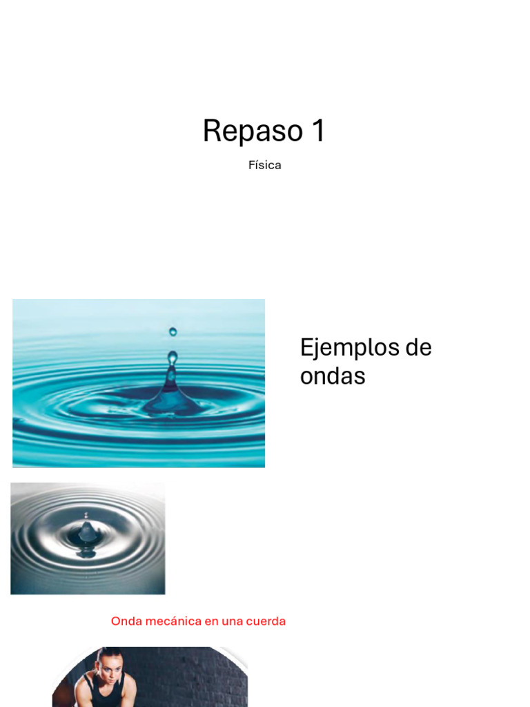 Repaso 01 Ondas Paes Ciencia | PDF | Ligero | Olas