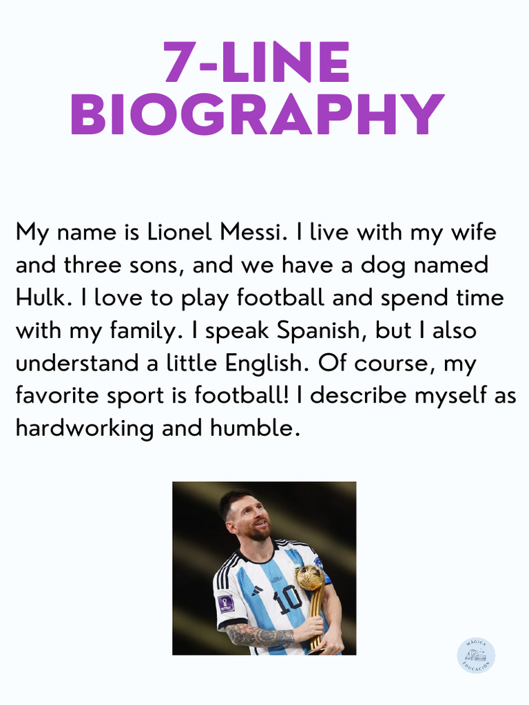 7-Line Biographies of Famous Athletes | PDF