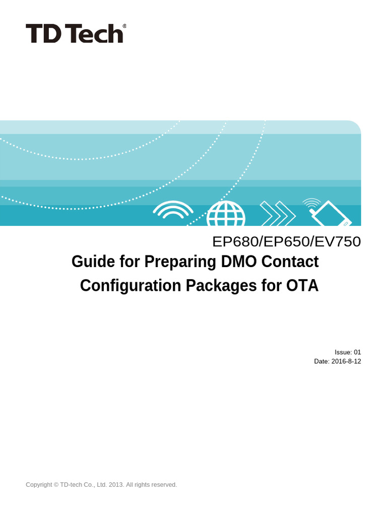 Guide for Preparing DMO Contact Configuration Packages for OTA | PDF | Computer File | Parameter ...
