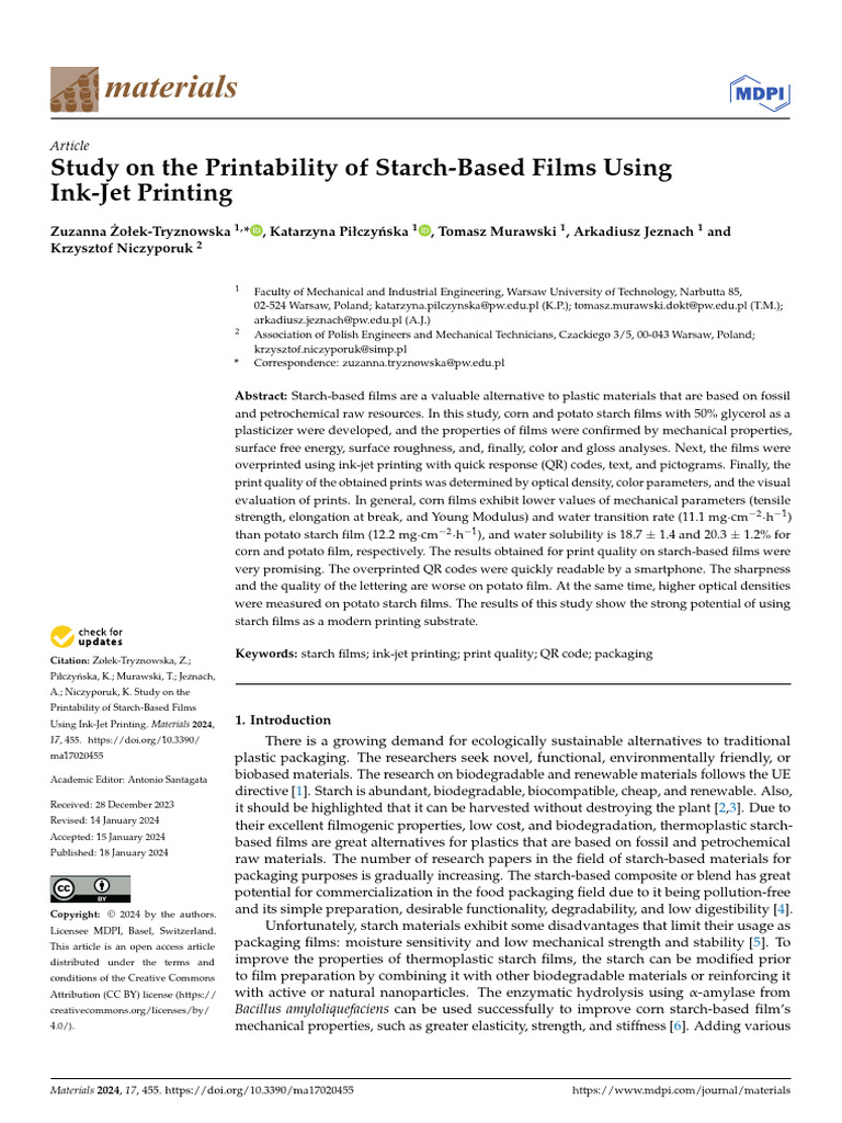 Study_on_the_Printability_of_Starch-Based_Films_Us | PDF | Printing ...