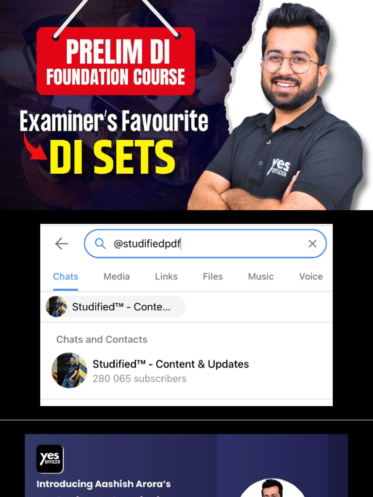 Examiners Fav DI Sets PDF by Aashish Arora | PDF