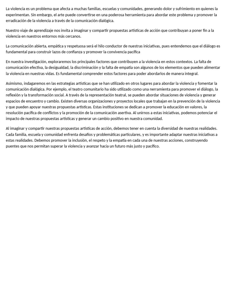 La Violencia Pdf