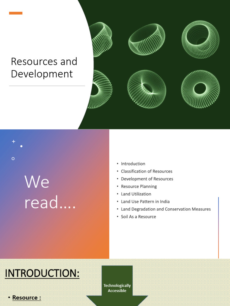 Resource Development and Planning in India | PDF | Soil | Sustainability