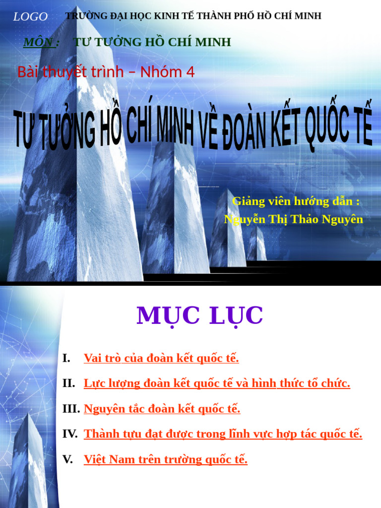 Tu tuong Ho Chi Minh ve doan ket quoc te | PDF