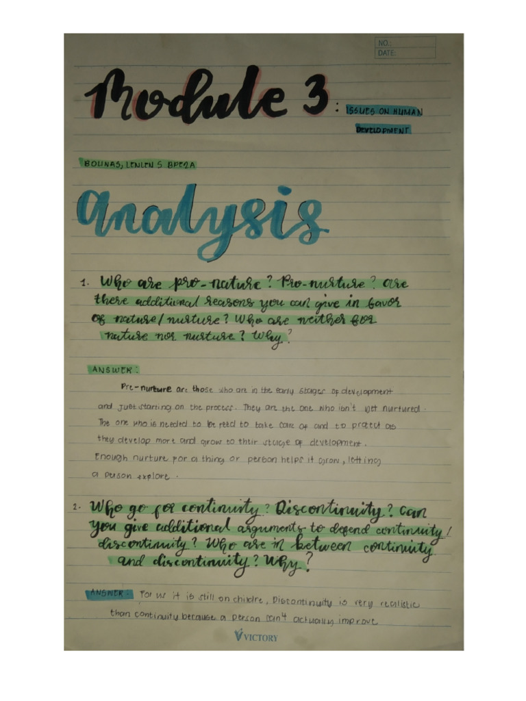 MODULE 3 AND 4 | PDF