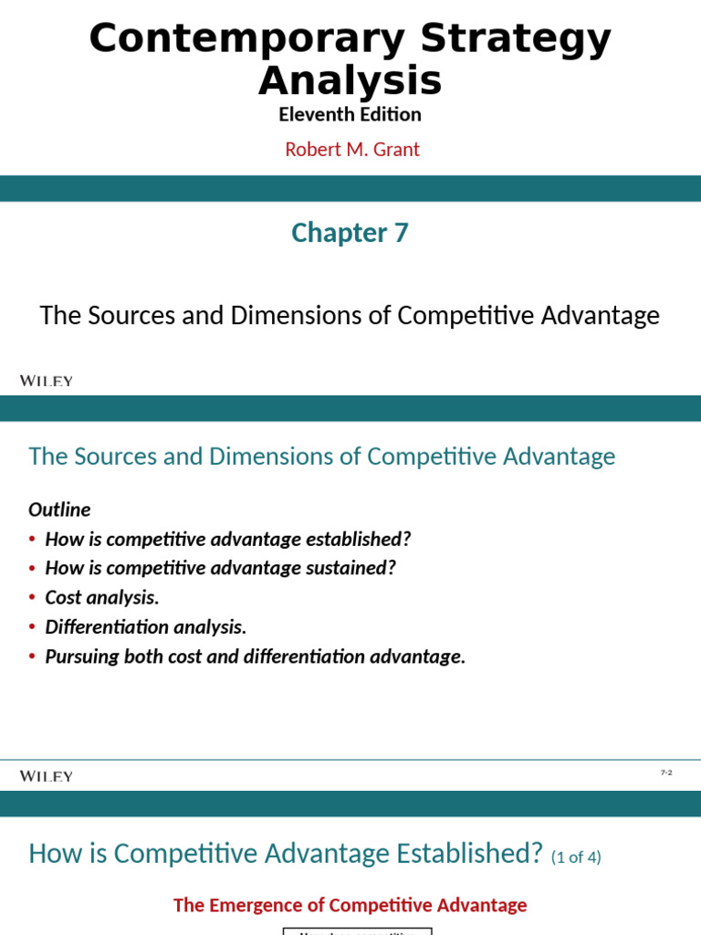 Competitive Advantage Strategies Explained | PDF | Market Segmentation ...