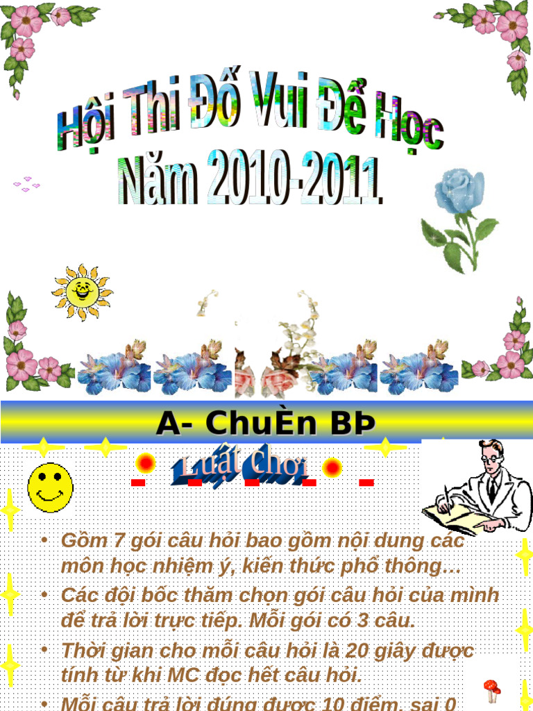 Do vui de hoc lop 6 | PDF