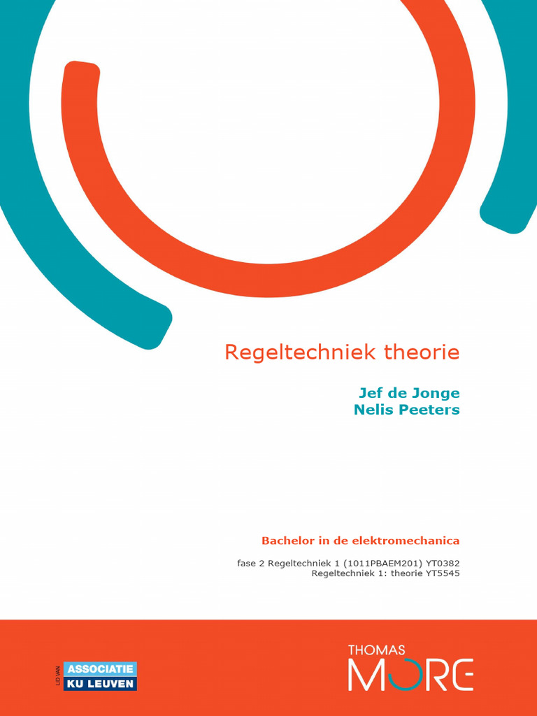 Cursus Regeltechniek 1 Theorie | PDF