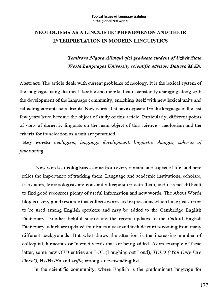 Статья-28635-ru | PDF | Lexicon | Linguistics