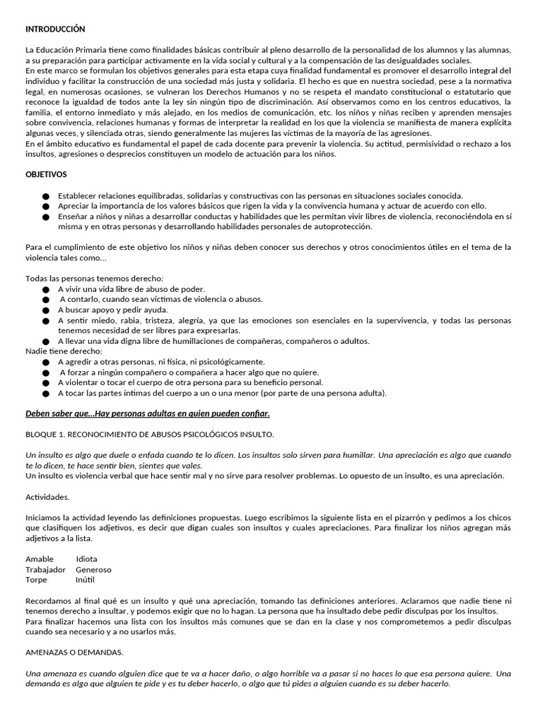 Esi 2022 | PDF | Violencia | Las emociones