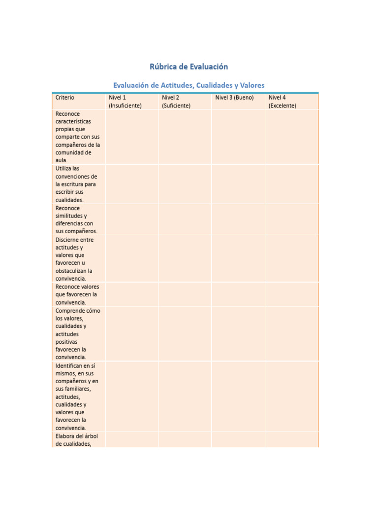 Rubrica_Evaluacion.docx | PDF