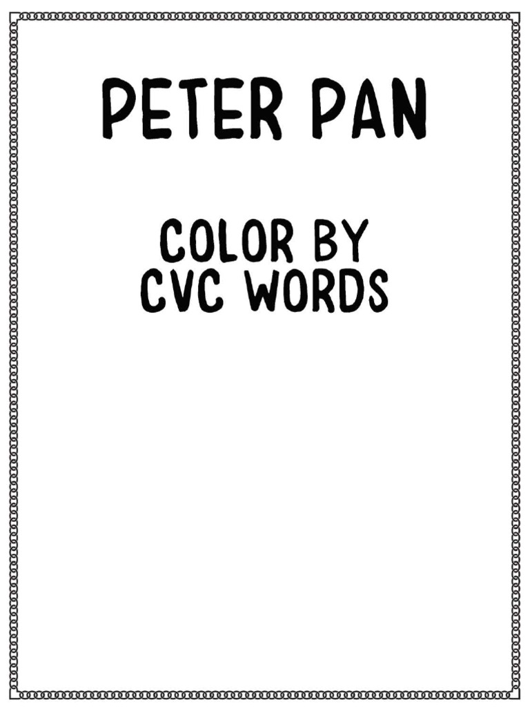 Peter Pan Color by A | PDF