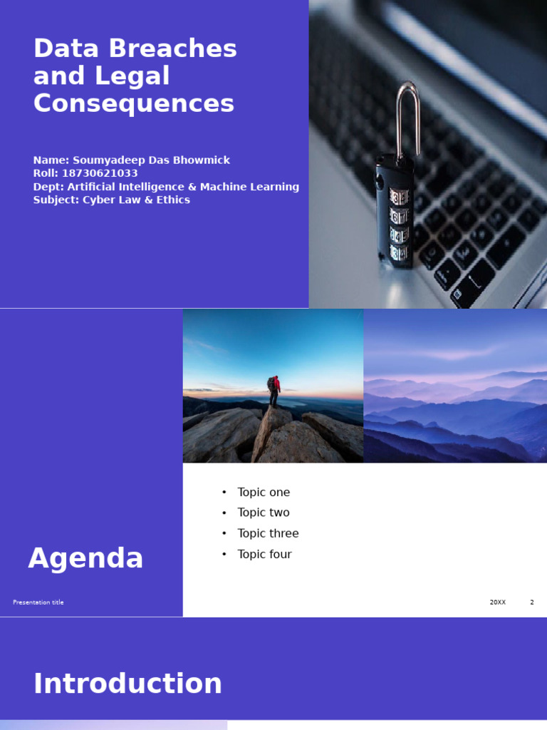 Data Breaches and Legal Consequences | PDF | Computing