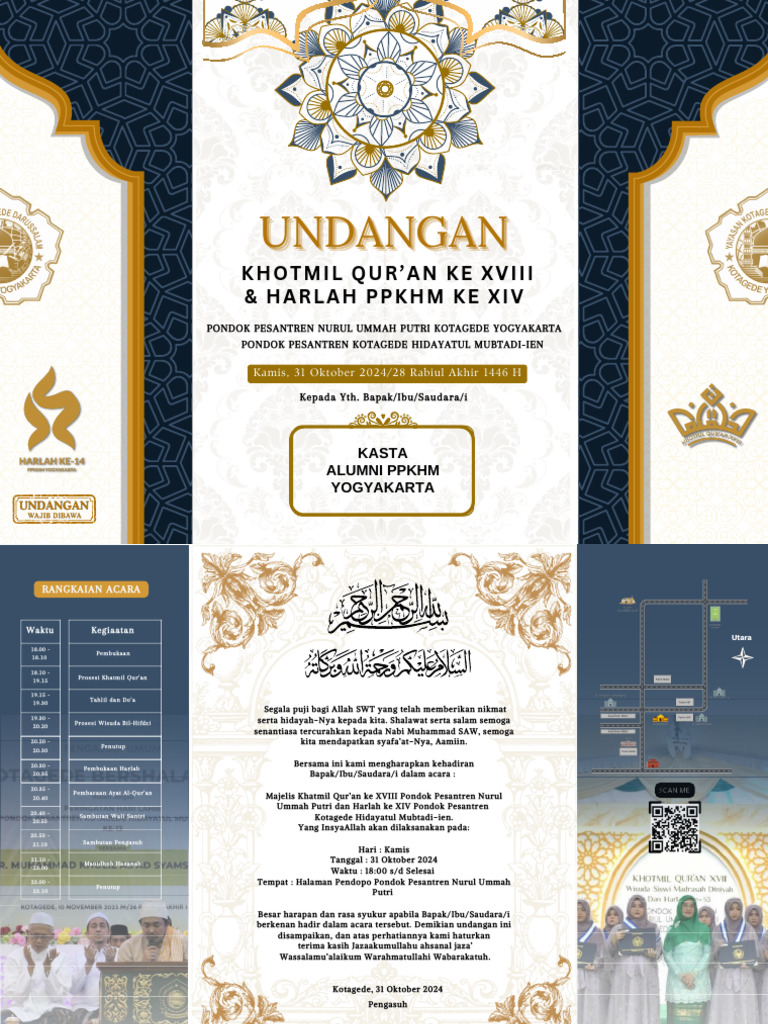 Undangan Khotmil Qur'an 2024 | PDF